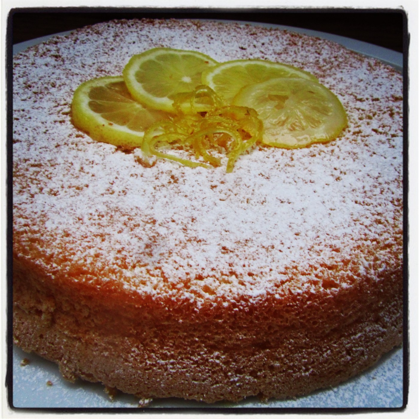 White caprese cake with Limoncello, the Capri’s cake – Casa Mia in London